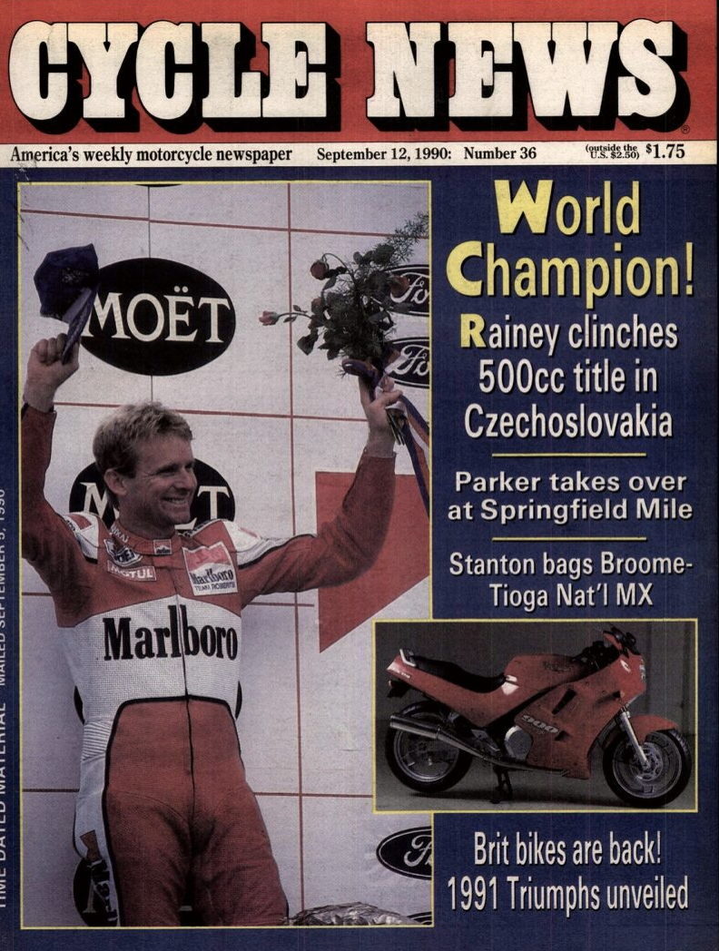 30 Years Ago Today: Wayne Rainey Is Crowned – MotoAmerica